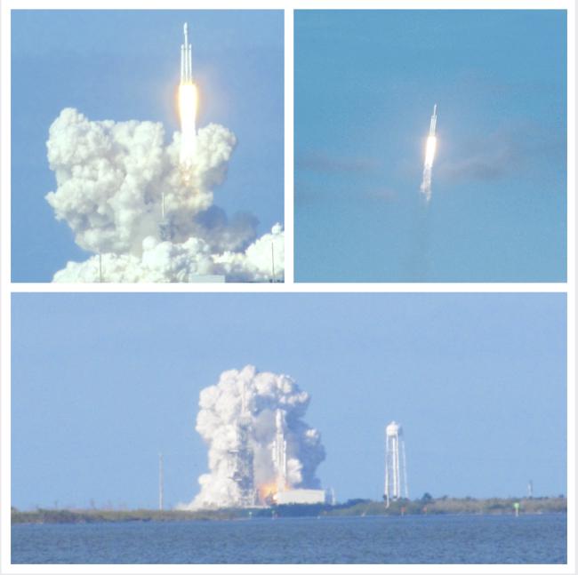 SpaceX Falcon Heavy Launch!! | Experiment