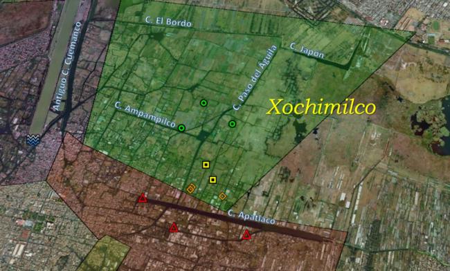 Lake Xochimilco Mexico Map 166 Lake Xochimilco Stock Photos, High Res